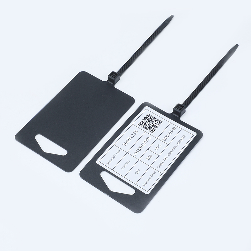 Wholesale Hang Tag Ties with big marking area and euro hole, Nylon 66 ...