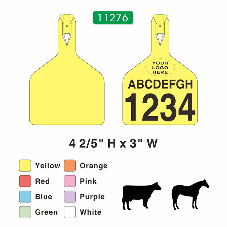 Z Cattle Tags Z1 No Snag Blank Cow Tags | PBS Animal Health