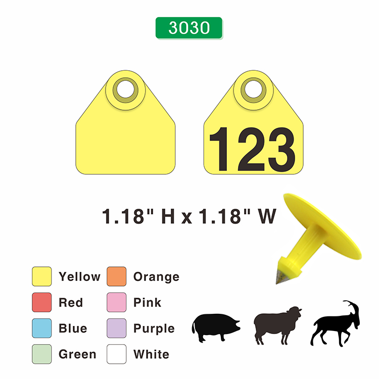 Wholesale Small Pig Ear Tags, Swine Identification Tags | Accory ...