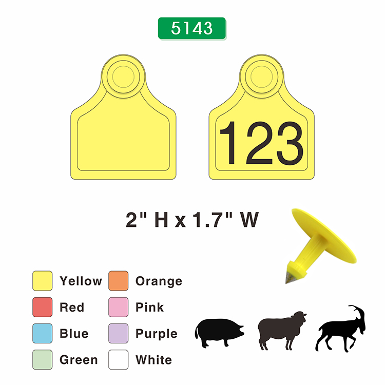 Wholesale Insured Swine Ear Tags, Pig Identification Tags | Accory ...
